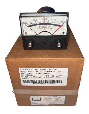 METERMASTER 304X SHIELDED PANEL METER | eBay