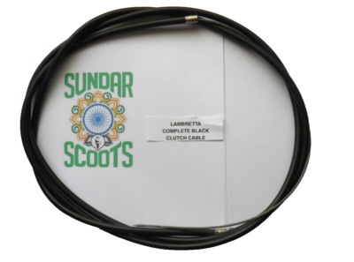 LAMBRETTA GP, LI, SX & TV COMPLETE BLACK - CLUTCH CABLE | eBay UK