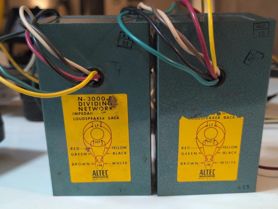 Altec N-3000-E Dividing Network Crossover Network Pair Set Tested | eBay