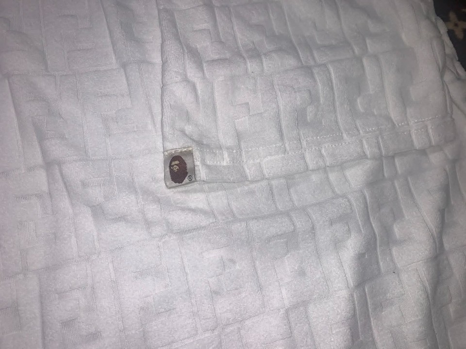 A Bathing Ape Bape X Fendi Zucca 2006 Nigo Kayne Pharrell White Tee ...