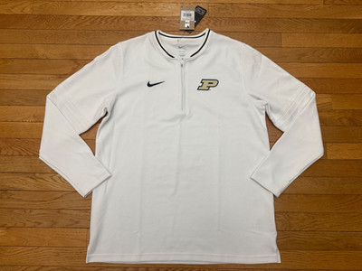 Purdue Boilermakers Issued 1/4 zip Blade Collar Coaches Jacket Sz L ...