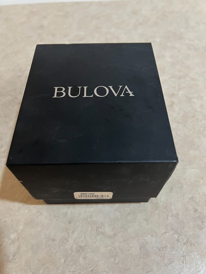 Men's Bulova Watch with Silver Dial / Two-Tone Strap (Model: 98A123) | eBay
