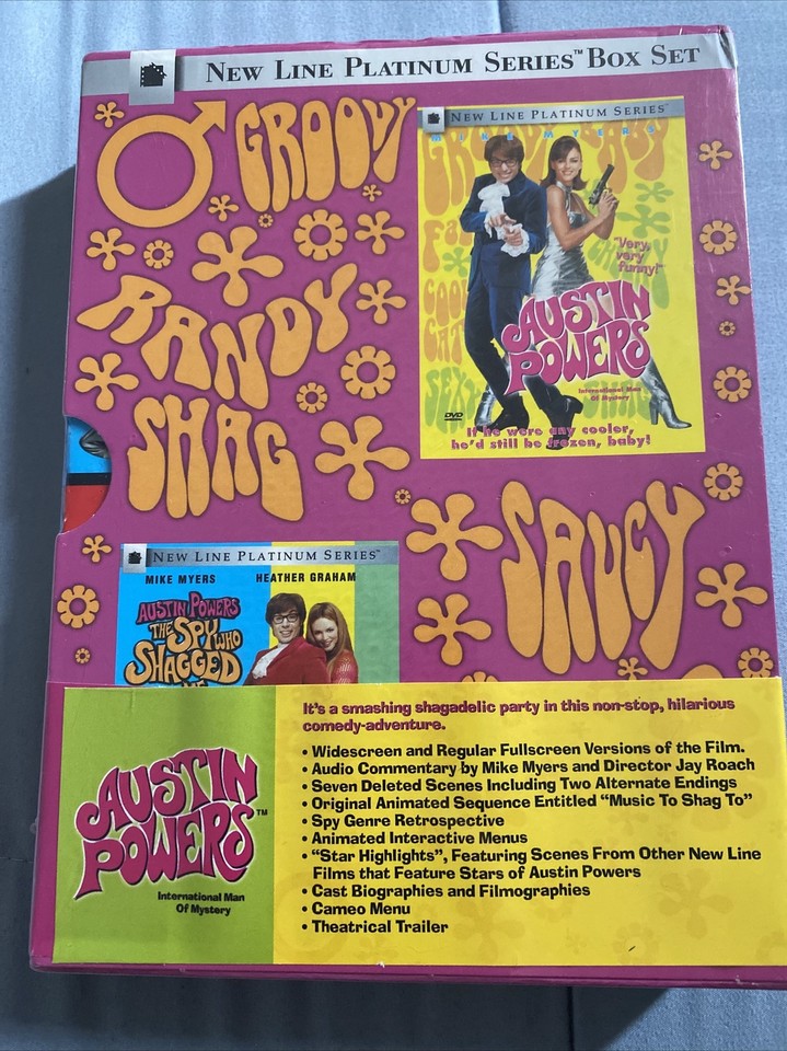 Austin Powers New Line Platinum Series Box Set DVD Widescreen, Powers ...