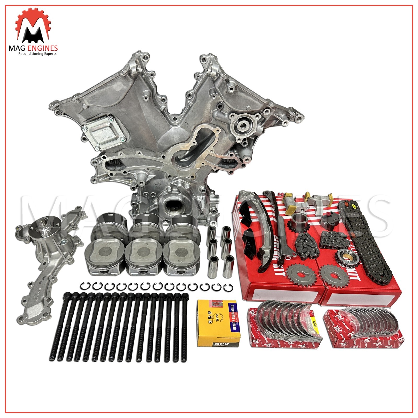 ENGINE REBUILD KIT TOYOTA 1GR-FE V6 FOR 4RUNNER TACOMA LAND CRUISER 4 ...