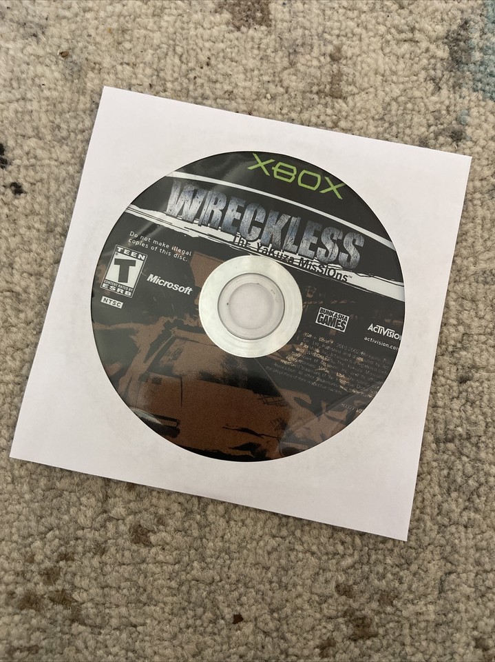 🔥 Wreckless: The Yakuza Missions (OG Xbox 2002) Mint Disc Only! See ...