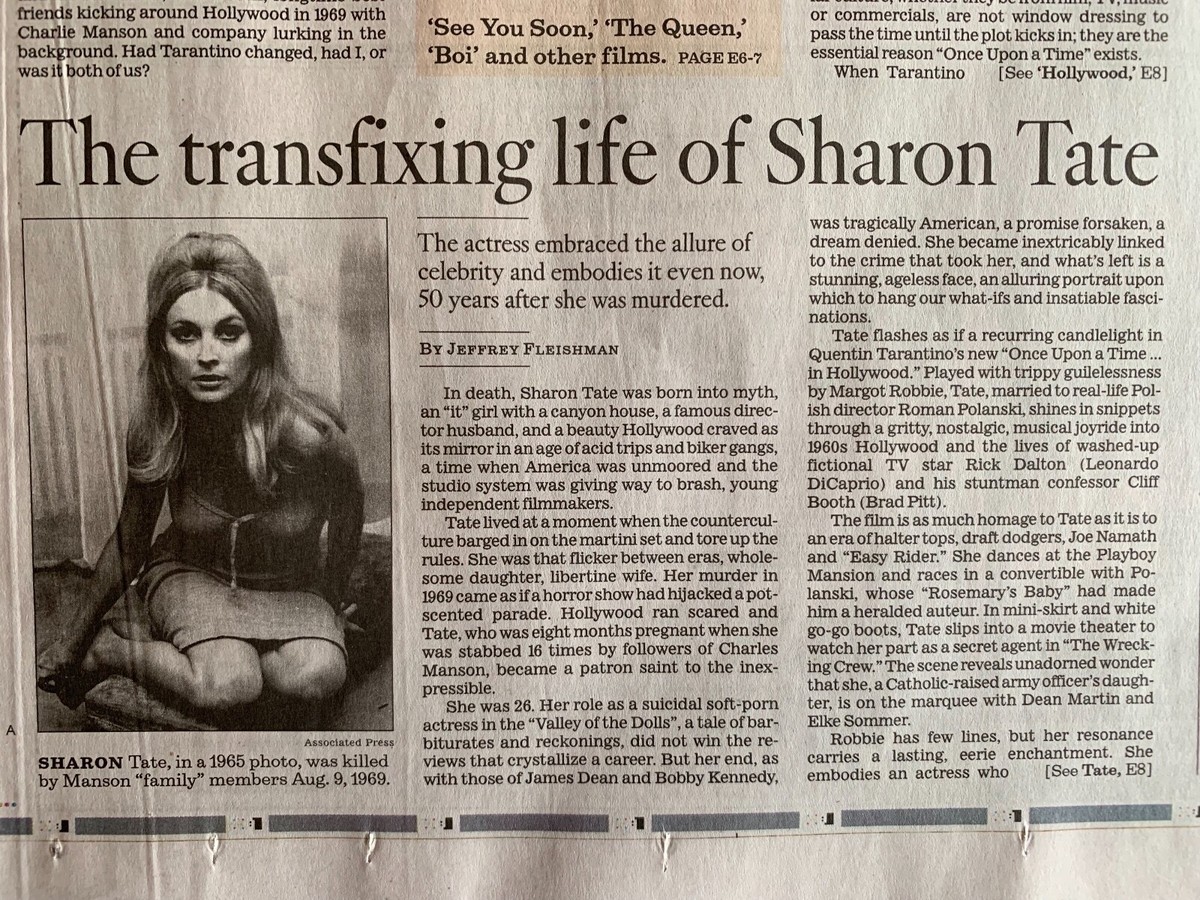 Sharon Tate Dead