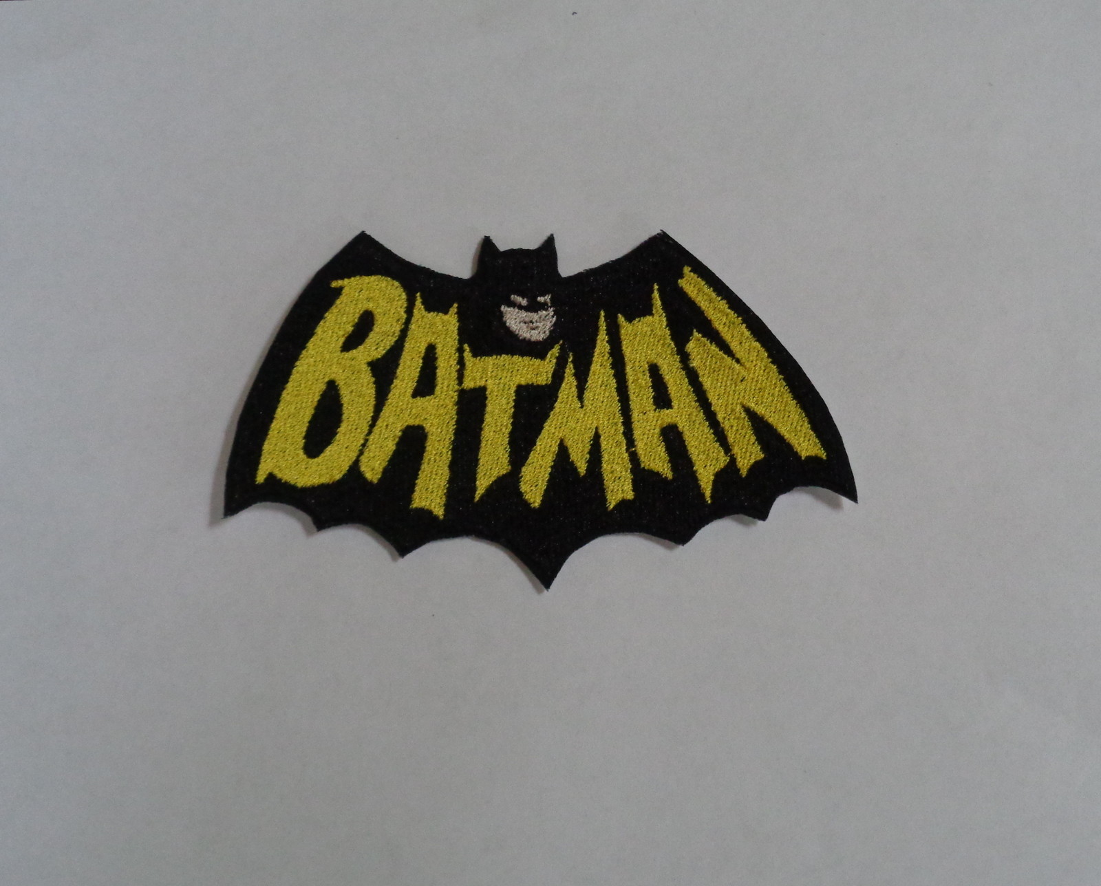 "Old-Style Batman" Iron-On Embroidered Patch- 2 Sizes Available! | eBay