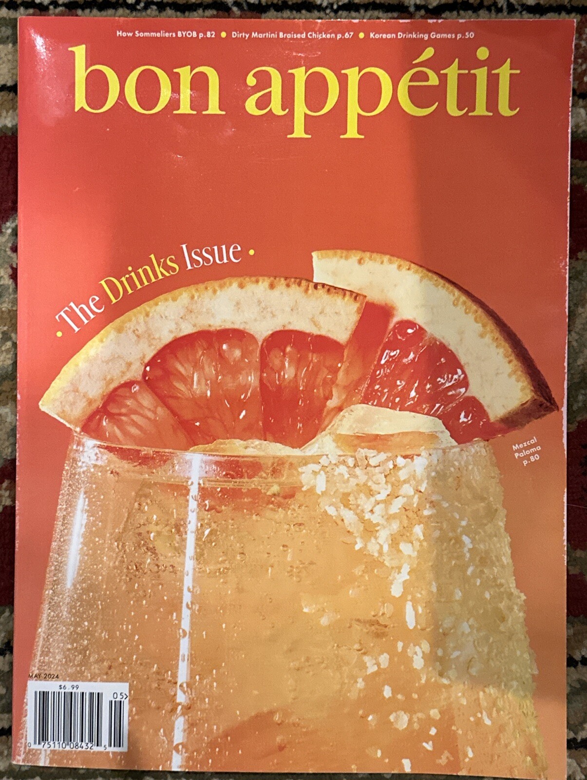 Bon Appetit Magazine May 2024 Issue The Drinks Issue | eBay