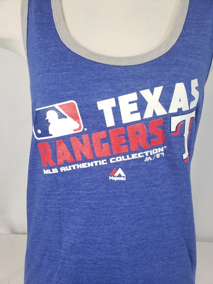 Brand New Women's Majestic MLB Texas Rangers Tank Top - L | eBay