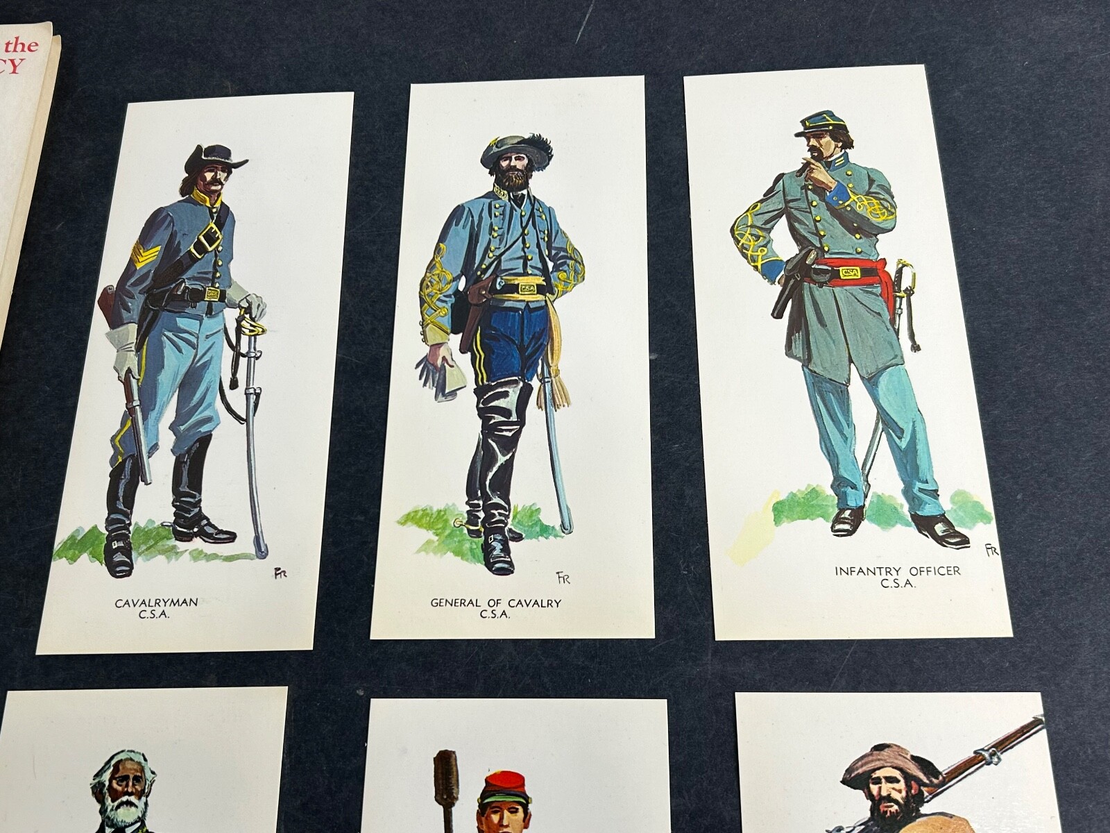 Vintage Civil War Uniforms Of The Confederacy Card Set | eBay