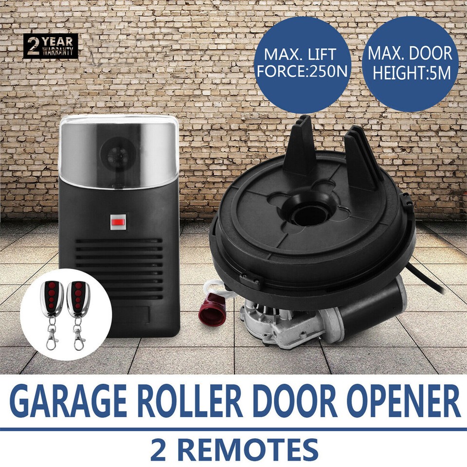 Electric Garage Roll Up Roller Door Opener Motor Remote Control ...