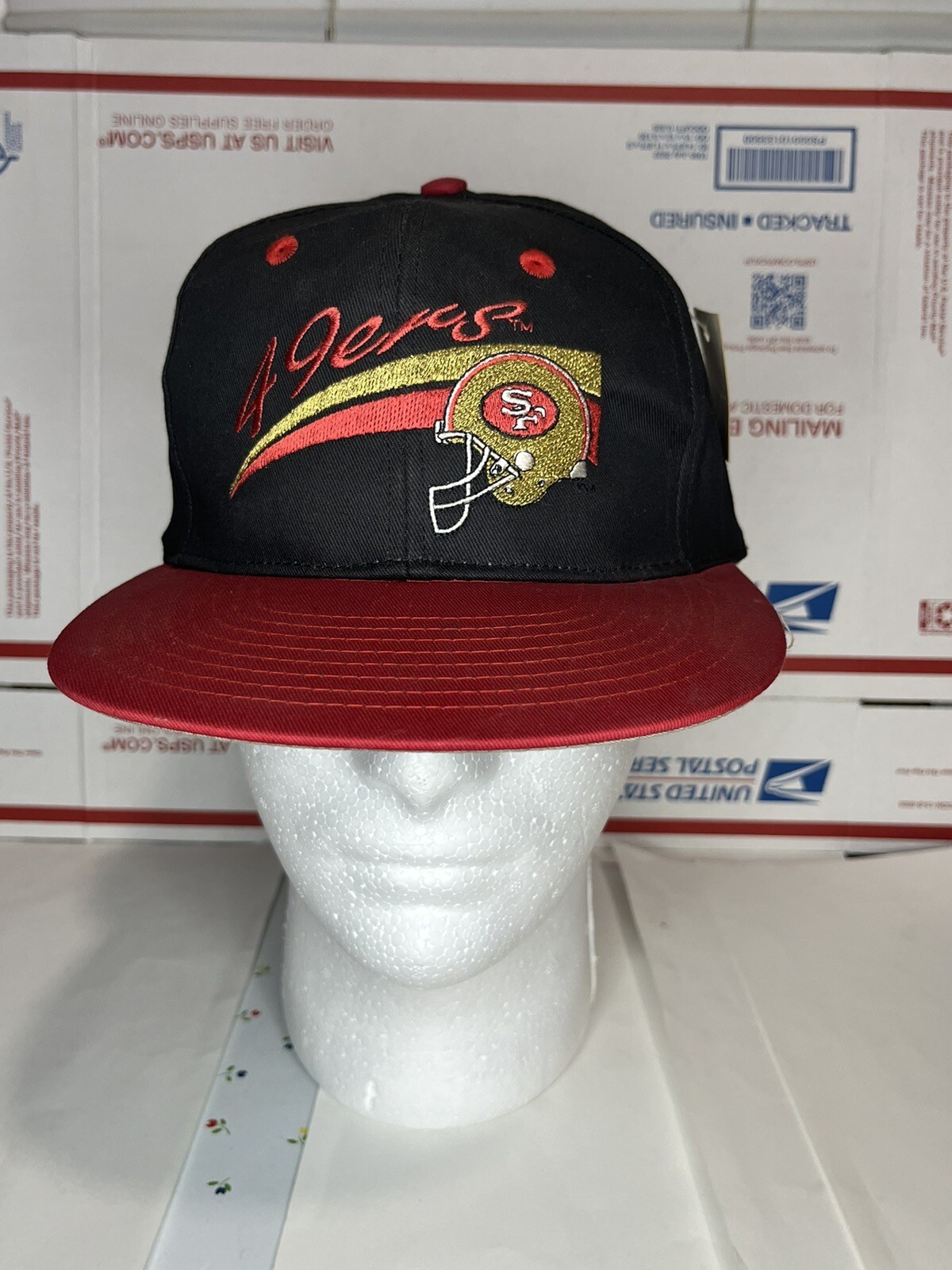vintage Black 90’s Annco San Francisco 49ers SnapBack… - Gem