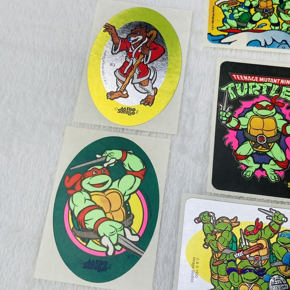 COMPLETE SET! Vtg 1990 Mello Smello TMNT Teenage Mutant Ninja Turtles ...