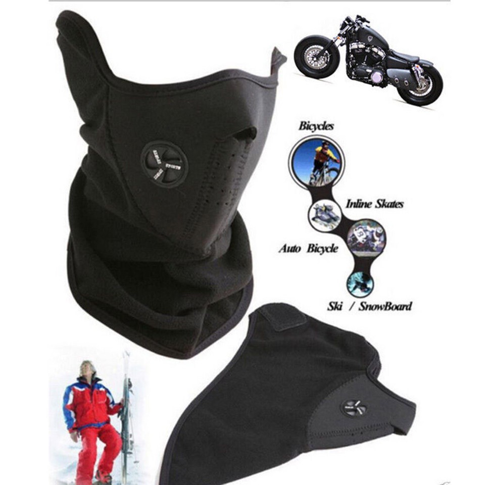 3PCS Winter Balaclava Neoprene Neck Warmer Cold Weather Motorcycle Ski ...