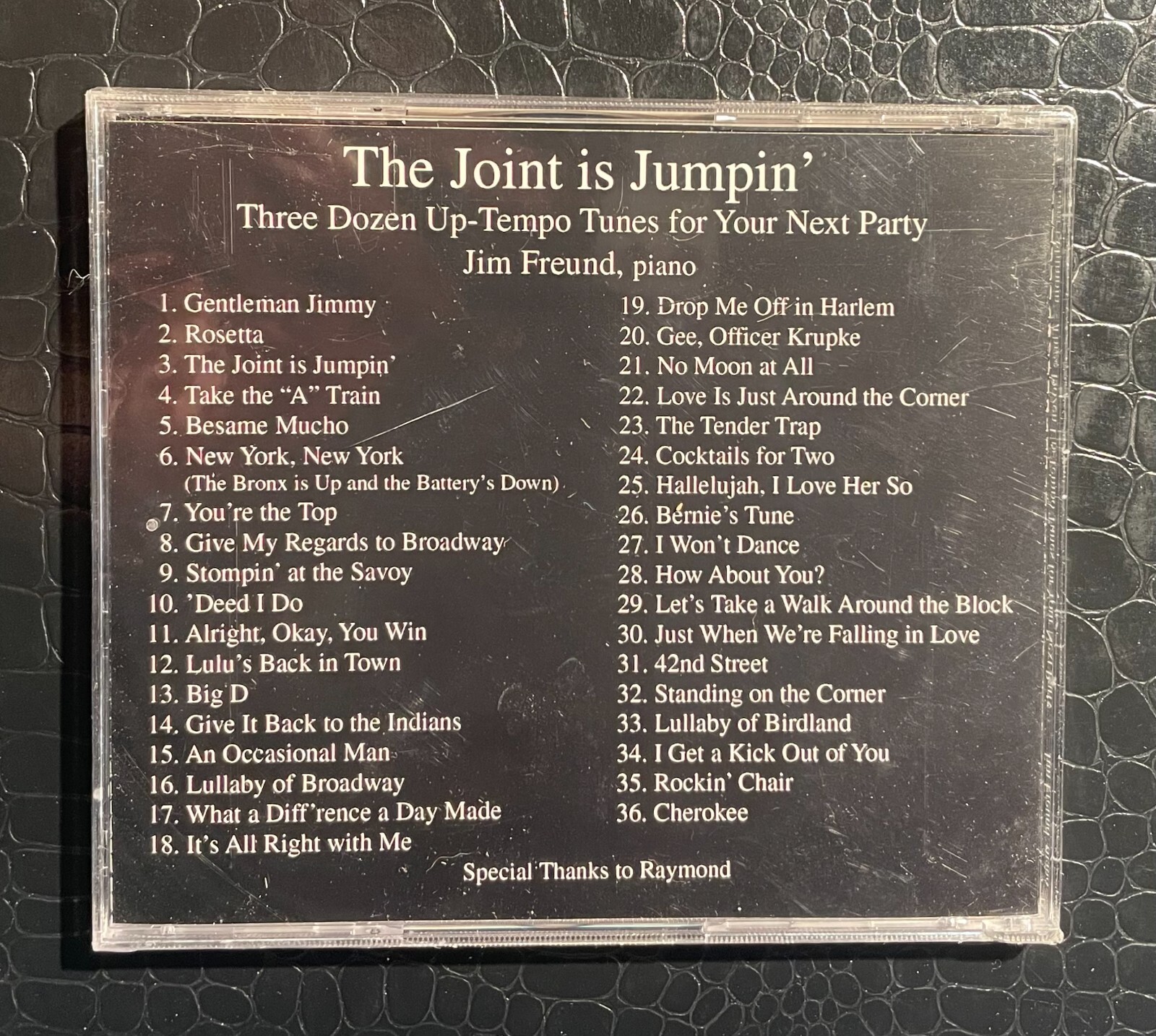 THE JOINT IS JUMPIN’ Jim Freund Piano w/Dmitri Kolesnik Cherokee ‘Deed ...