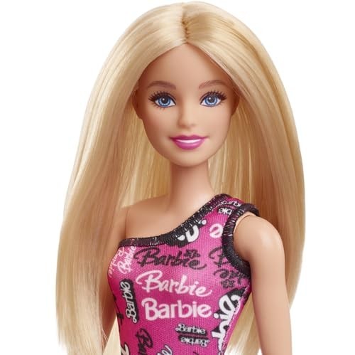 Barbie 65 My First Barbie Pink Logo Dress Barbie Doll Dress-Up House ...