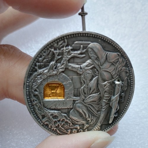 Monnaie mécanique pouvant agir- Wandering Coin-Chevalier et Saint Graal ...