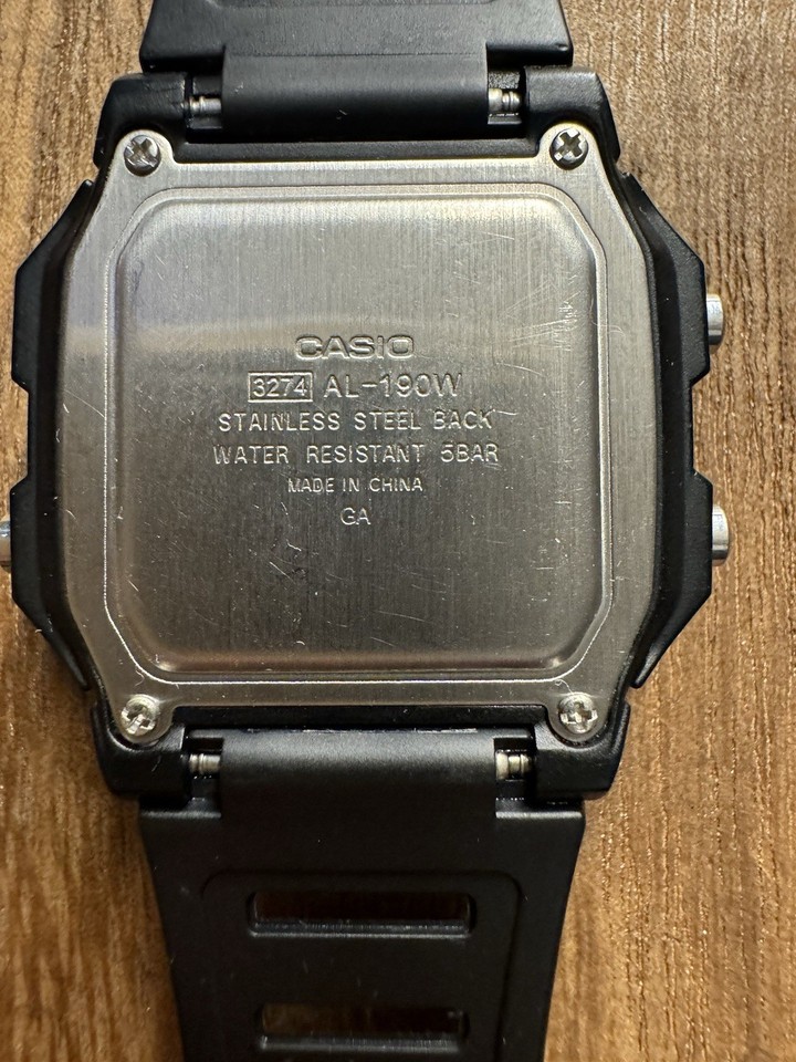 Casio AL-190W Solar Watch | eBay