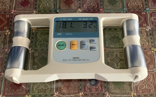 Omron Body Logic Body Fat Analyzer Tested & Working HBF-301 With ...