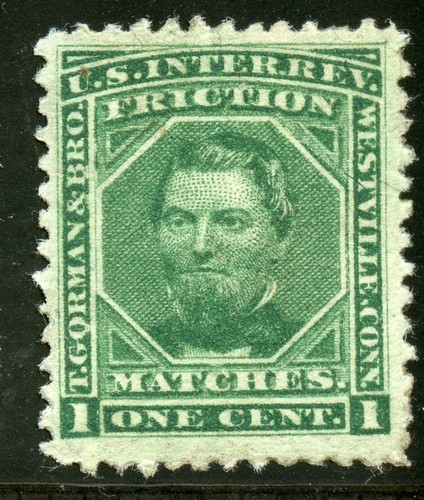 RO98b, T. Thomas Gorman & Bro. Match revenue stamp. | eBay