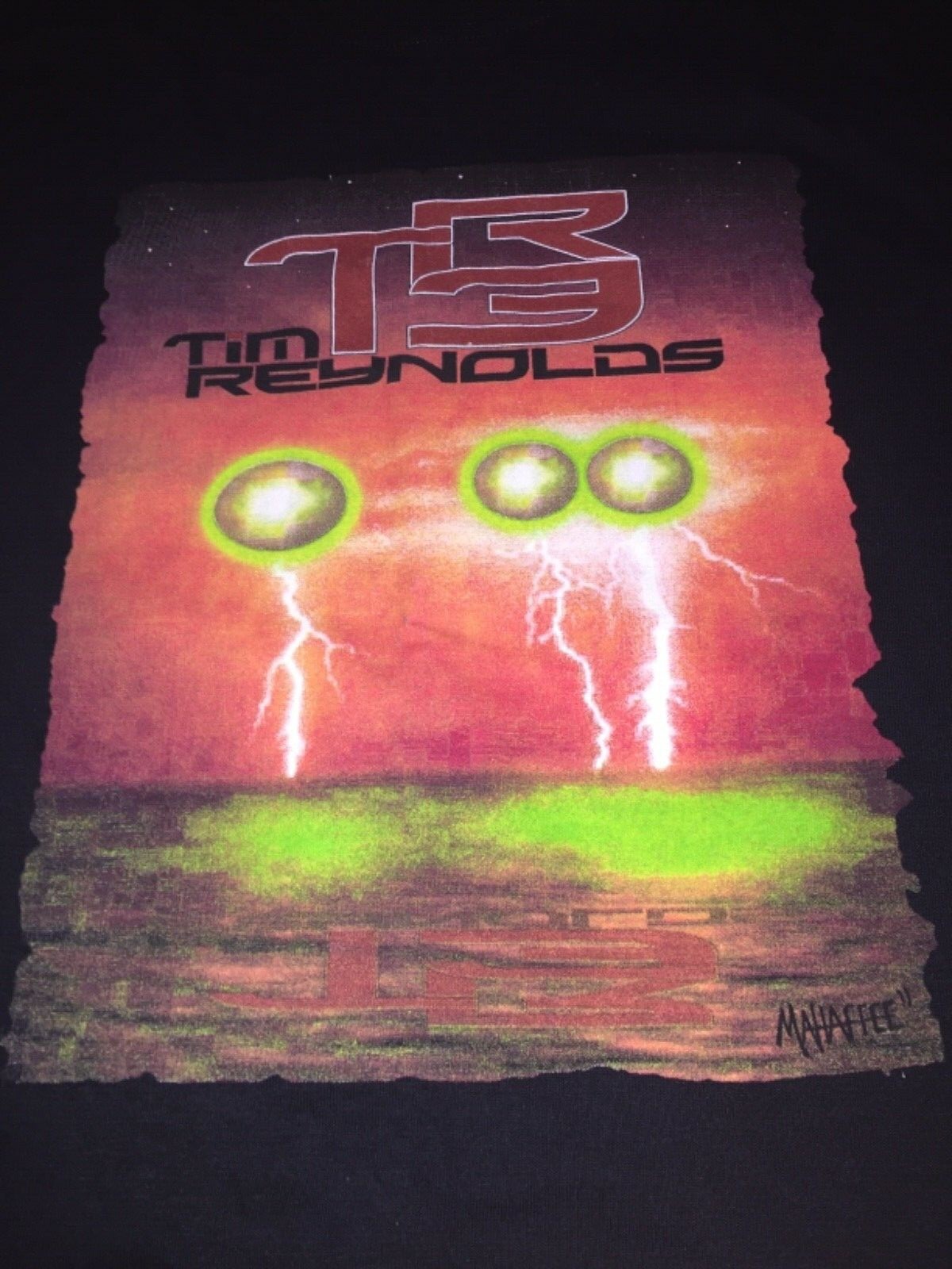 Large L Black Gildan Tim Reynolds Alien TR3 T-shirt Band | eBay