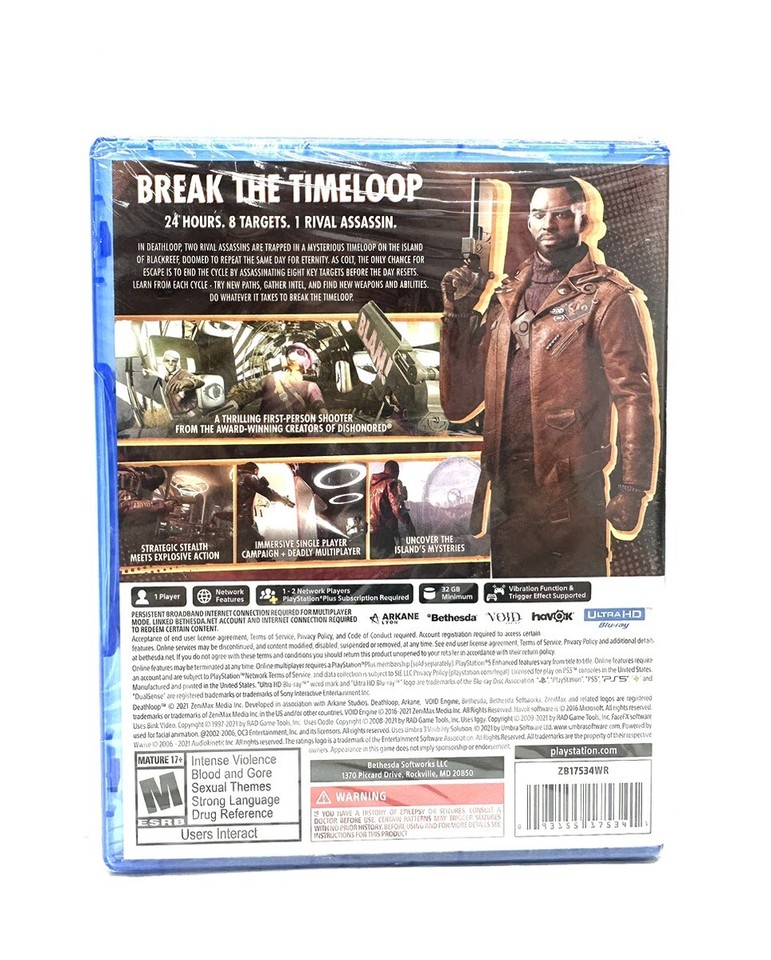Deathloop Video Game for Sony PlayStation 5 (CMP101549) | eBay