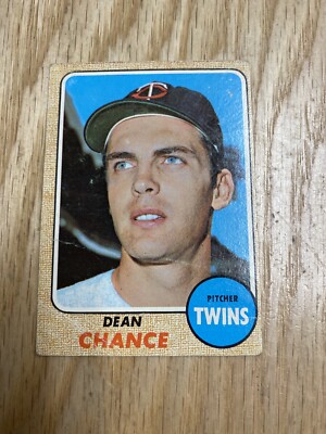 1968 Topps Baseball Dean Chance Minnesota Twins Card #255 | eBay