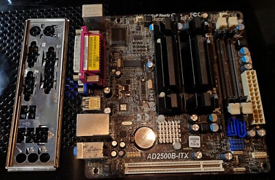 ASROCK AD2500B-ITX Motherboard Mini-ITX Intel Atom D2500 1.86 Ghz DDR3 ...