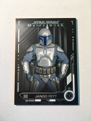 2019 Topps Star Wars Masterwork #15 Jango Fett - Base Card | eBay