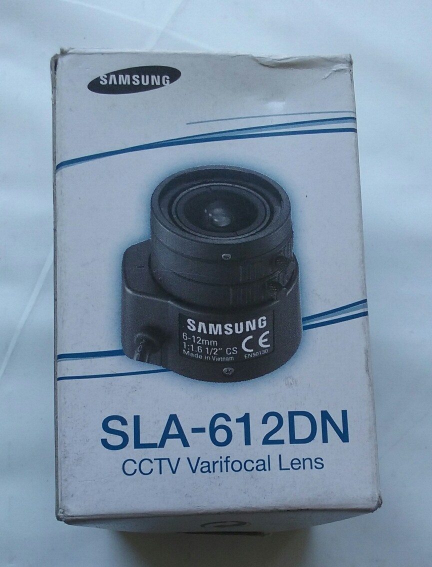New Samsung SLA-612DN CCTV Security 1/2" CS-mount Auto Iris Lens | eBay