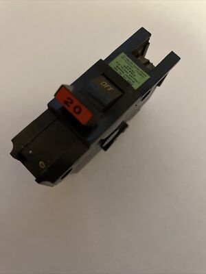 FEDERAL PACIFIC 20 AMP SINGLE POLE 1P 20A STAB LOK CIRCUIT BREAKER ...