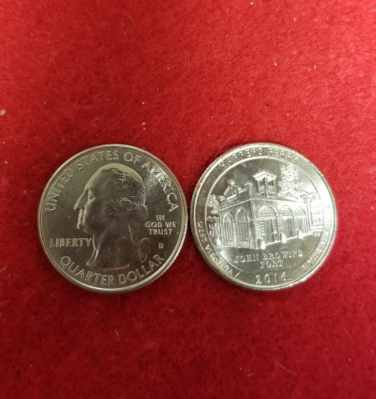 2016-D Harpers Ferry National Historic Park, ATB WV. *B.U. Roll of 40 ...