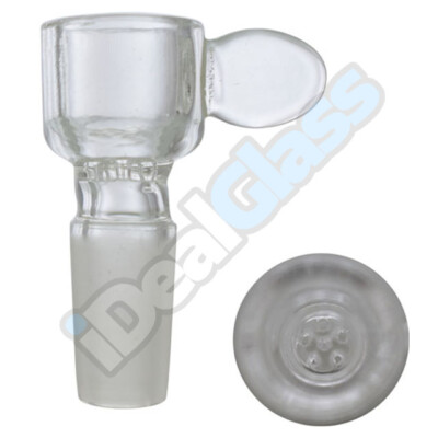 Lab Glass Teacup Handle Daisy Screen Paddle Hand Blown Bowl Gog 14mm ...