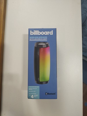 Billboard Wireless Speaker LED Disco Light Bluetooth IPX4 Waterproof ...