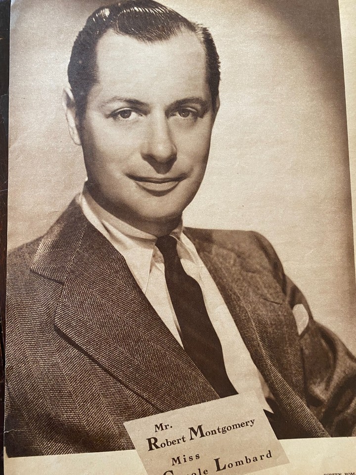 Paulette Goddard, Robert Montgomery, Double Full Page Vintage Pinup | eBay
