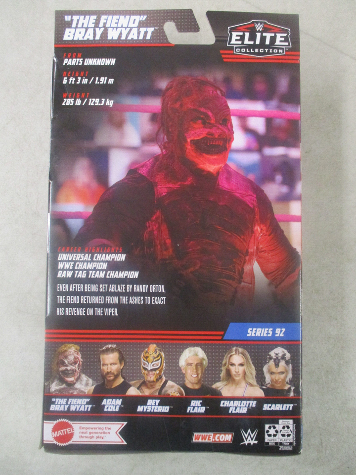 MIB 2021 WWE ELITE COLLECTION THE FIEND BRAY WYATT SERIES 92 6.5 ...