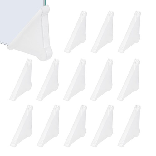 50x5 mm Plastic Triangle Corner Protector, 60 Pcs Glass Corner ...