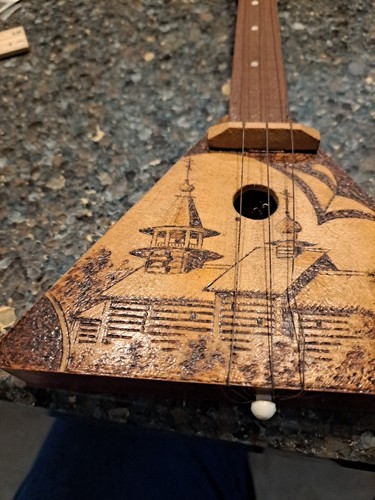 Russian Balalaika Wooden Three String Instrument Great Condition ...