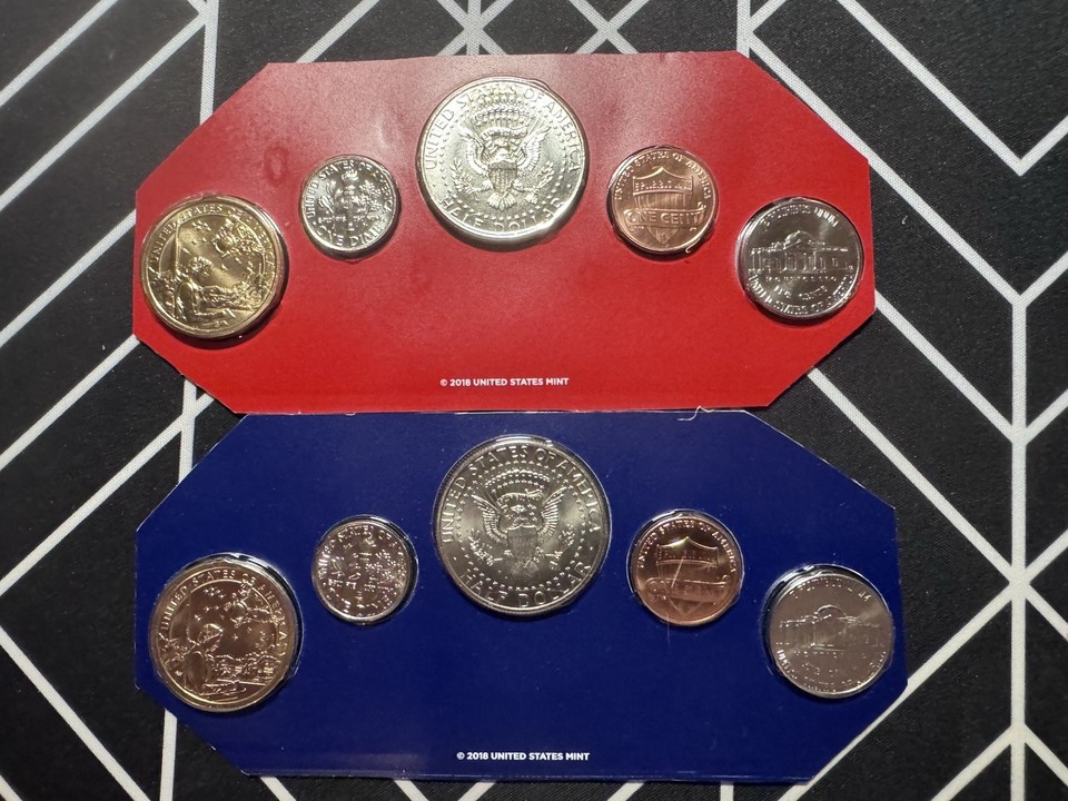 2018 U.S. Mint Uncirculated Coin Set | P & D Mint Sets | Complete 10 ...