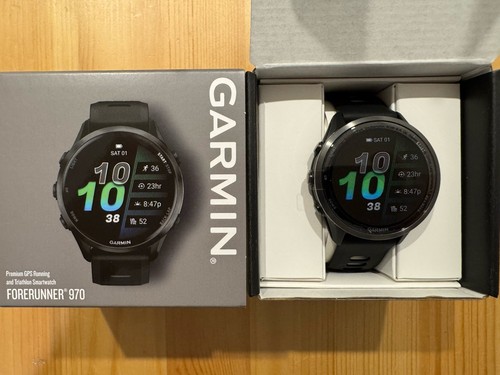 Garmin Forerunner 970 Flagship Premium GPS Multi-Sport Watch - Black ...