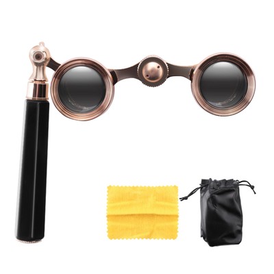 Black 3X25 Opera Binocular Coated Lens Telescope Opera Glasses ...