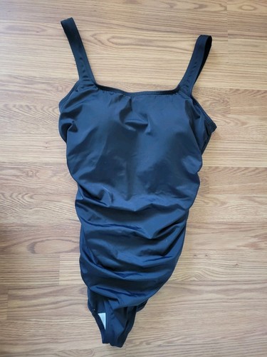 Reebok Women's Black Padded One-Piece Swimsuit Size 14 | eBay