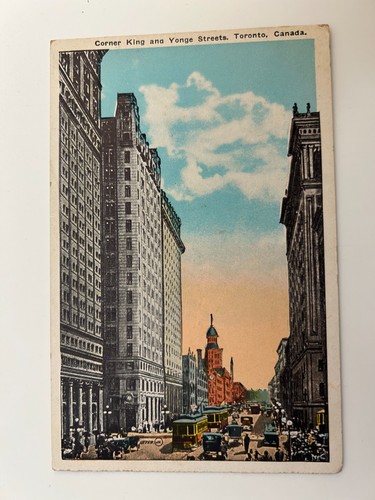 Corner of King and Yonge Streets Toronto Canada Postcard | eBay