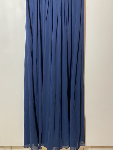 NWT Lulus Bariano Dress Women Small Maxi Gown Navy Blue Ocean of ...