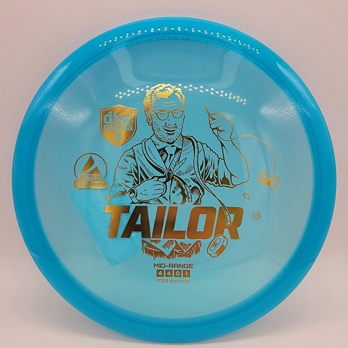 Discmania Premium Tailor Pre-Stock Release Blue/Gold Stamp 174g | eBay