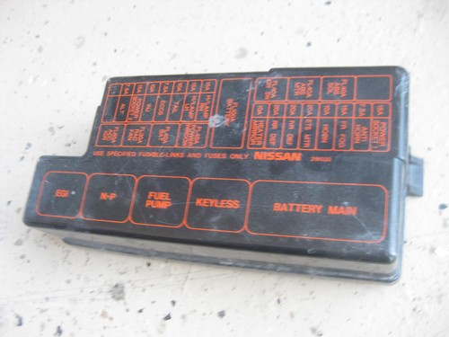 98 99 00 INFINITY QX4 FUSE BOX COVER Lid OEM | eBay