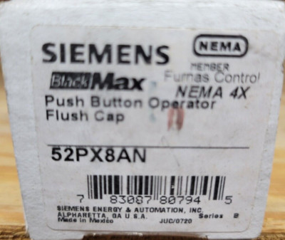 Siemens 52PX8AN Push Button Operator Nema 4 30mm Brand New In Original ...