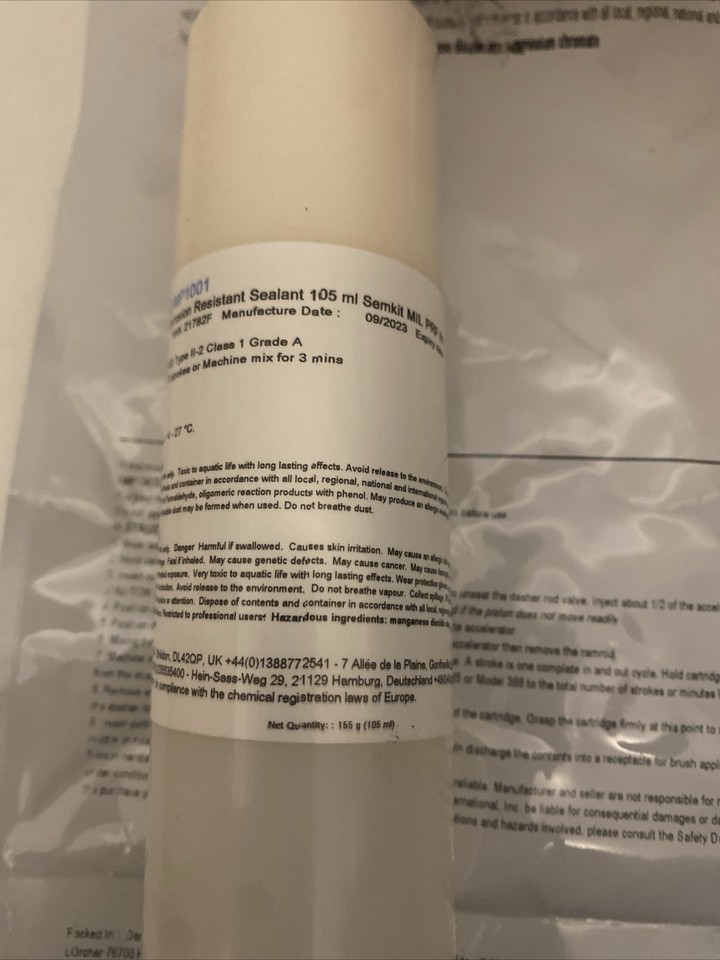 PPG Semkit Package PS870 Corrosion Resistant Sealant 105ml PS870B2 Exp ...