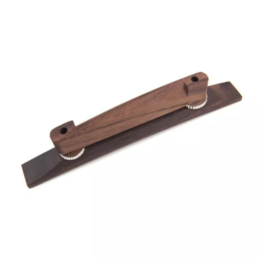 Adjustable Rosewood Archtop Jazz Guitar Bridge Base and Saddle ...