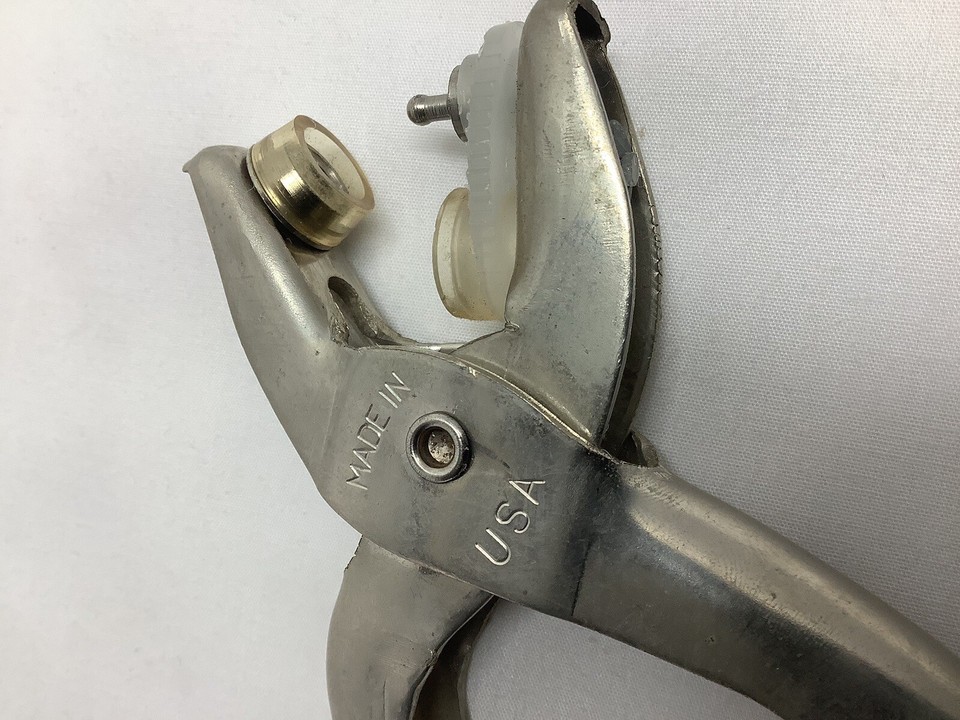 Vintage Scovill Snap Metal Rivet Punch Grommet Pliers Made in USA ...